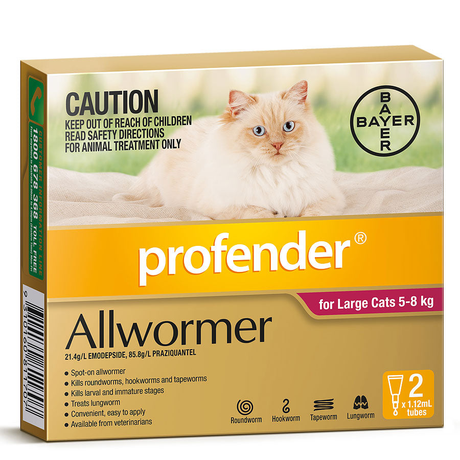 Profender For Large Cats Red - 5 to 8kg 2 Pack – RSPCA World for Pets